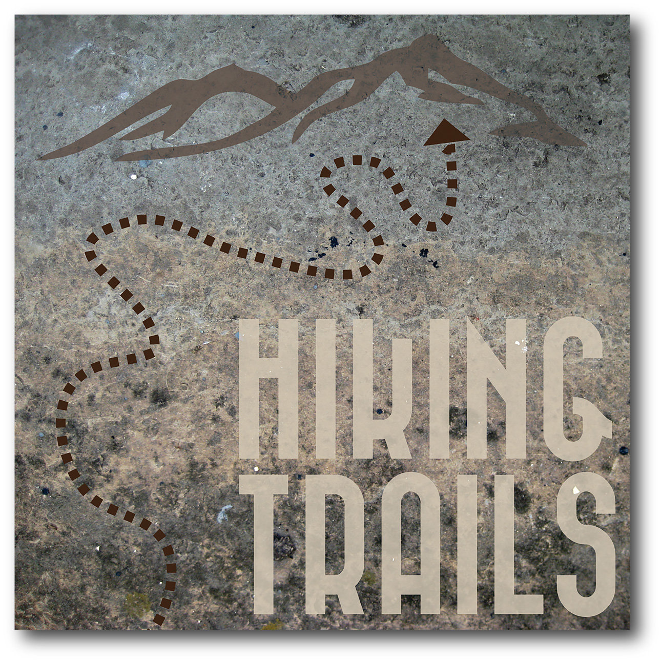 Courtside Market Hiking Trails Graphic Art on Wrapped Canvas | Wayfair