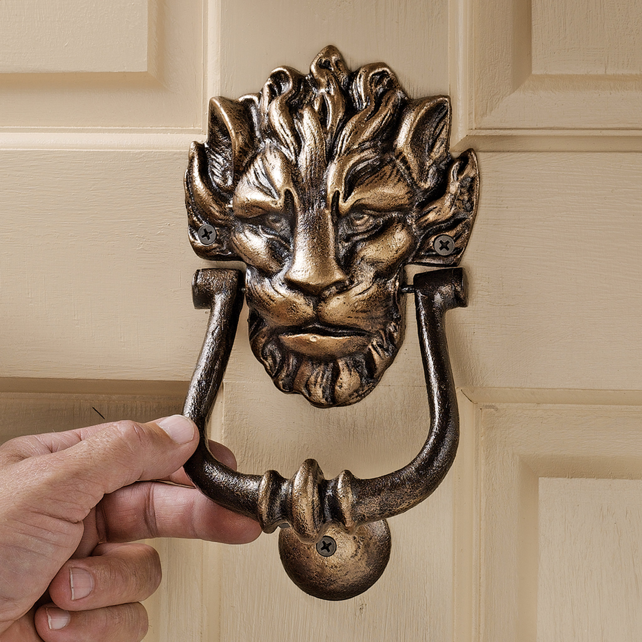 Design Toscano 10 Downing Street Lion Authentic Foundry Door Knocker ...