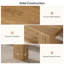 Ebern Designs 78.7 Inches Extra Long Desk For 2 People, Large Two ...