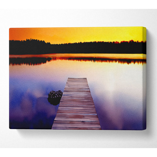 House of Hampton Scottish Boardwalk Calm - Wrapped Canvas Art Prints ...