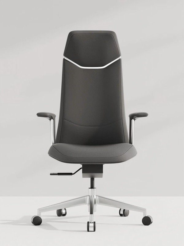 Latitude Run® Genuine Leather Executive Chair, Swivel Ergonomic Office ...