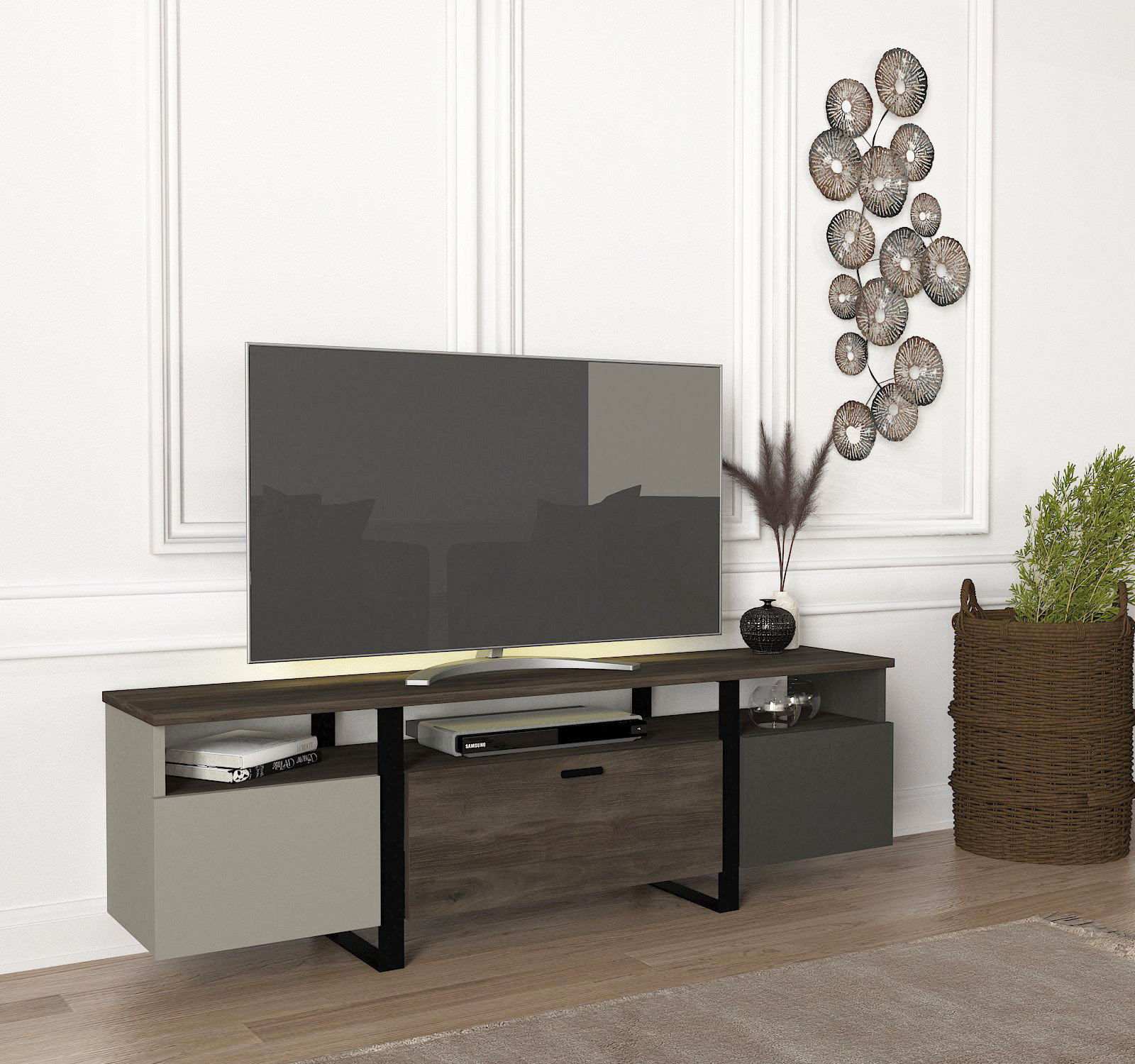 East Urban Home Cartan TV Stand for TVs up to 60" | Wayfair