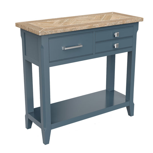 Rosalind Wheeler Derius 86cm Solid Wood Console Table | Wayfair.co.uk