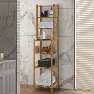 Solid Wood Bathroom Cabinets & Shelving You'll Love | Wayfair