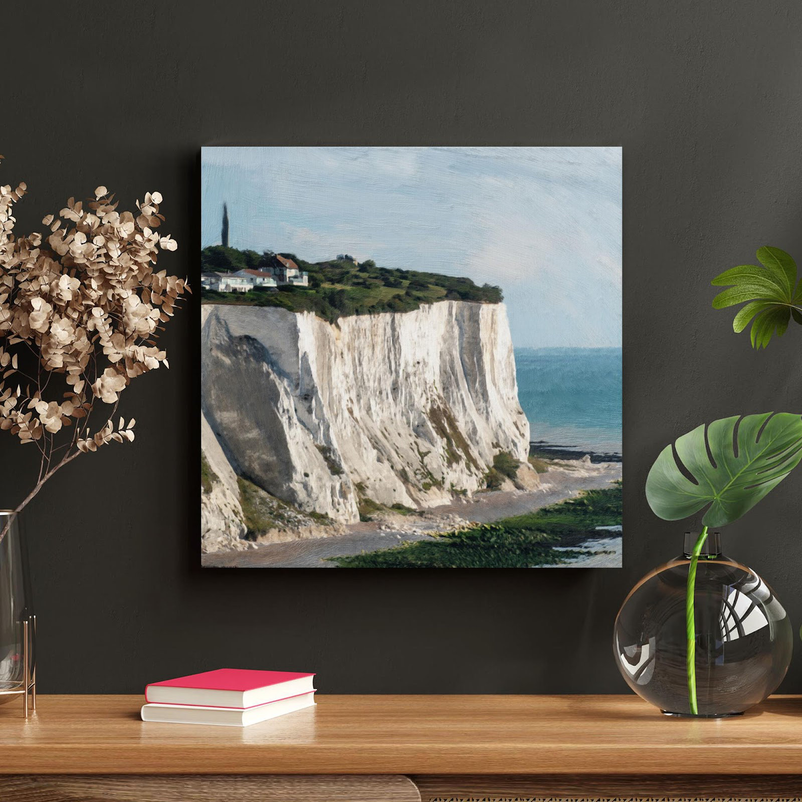 Loon Peak White And Green Cliff Near Sea During Daytime - 1 Piece ...