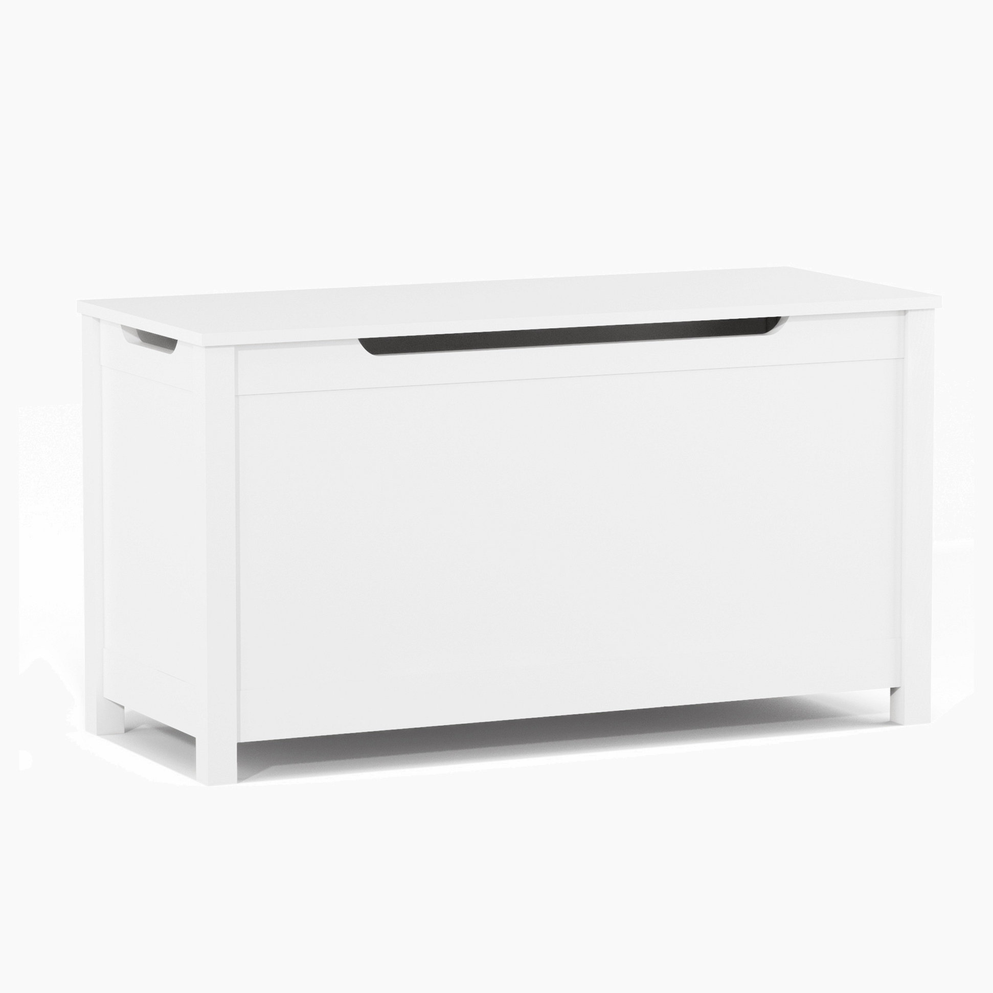 Ebern Designs Lisabet Kids Wooden Toy Storage Bench | Wayfair