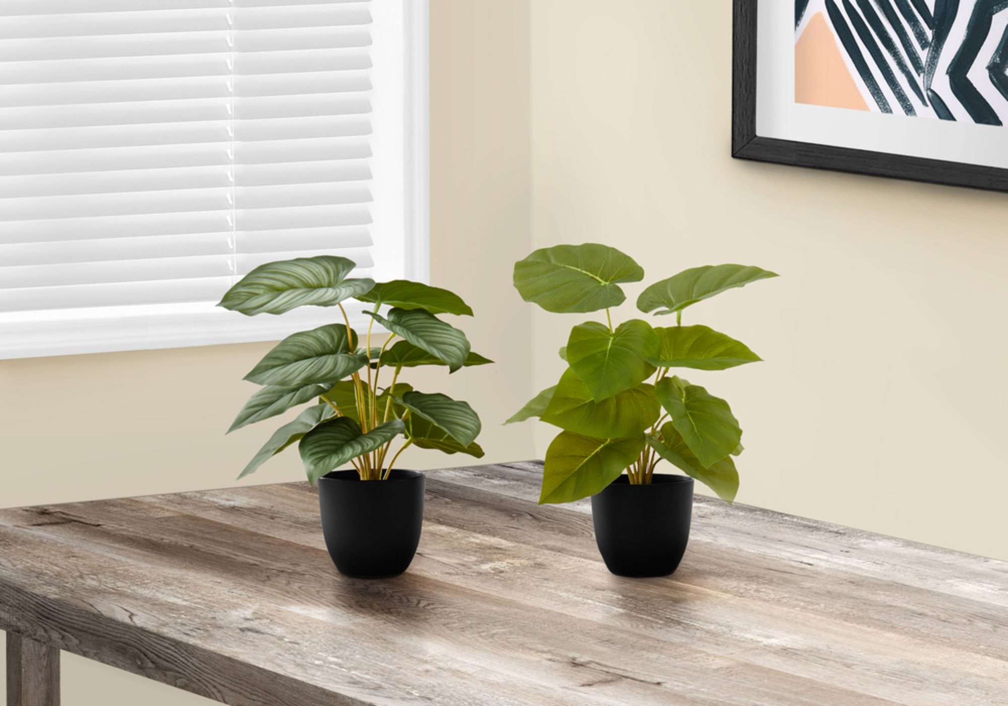 Primrue Artificial Plant, 13" Tall, Epipremnum, Indoor, Faux, Fake ...