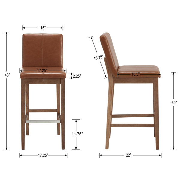 Wildon Home® Braschi 30'' Stool & Reviews | Wayfair