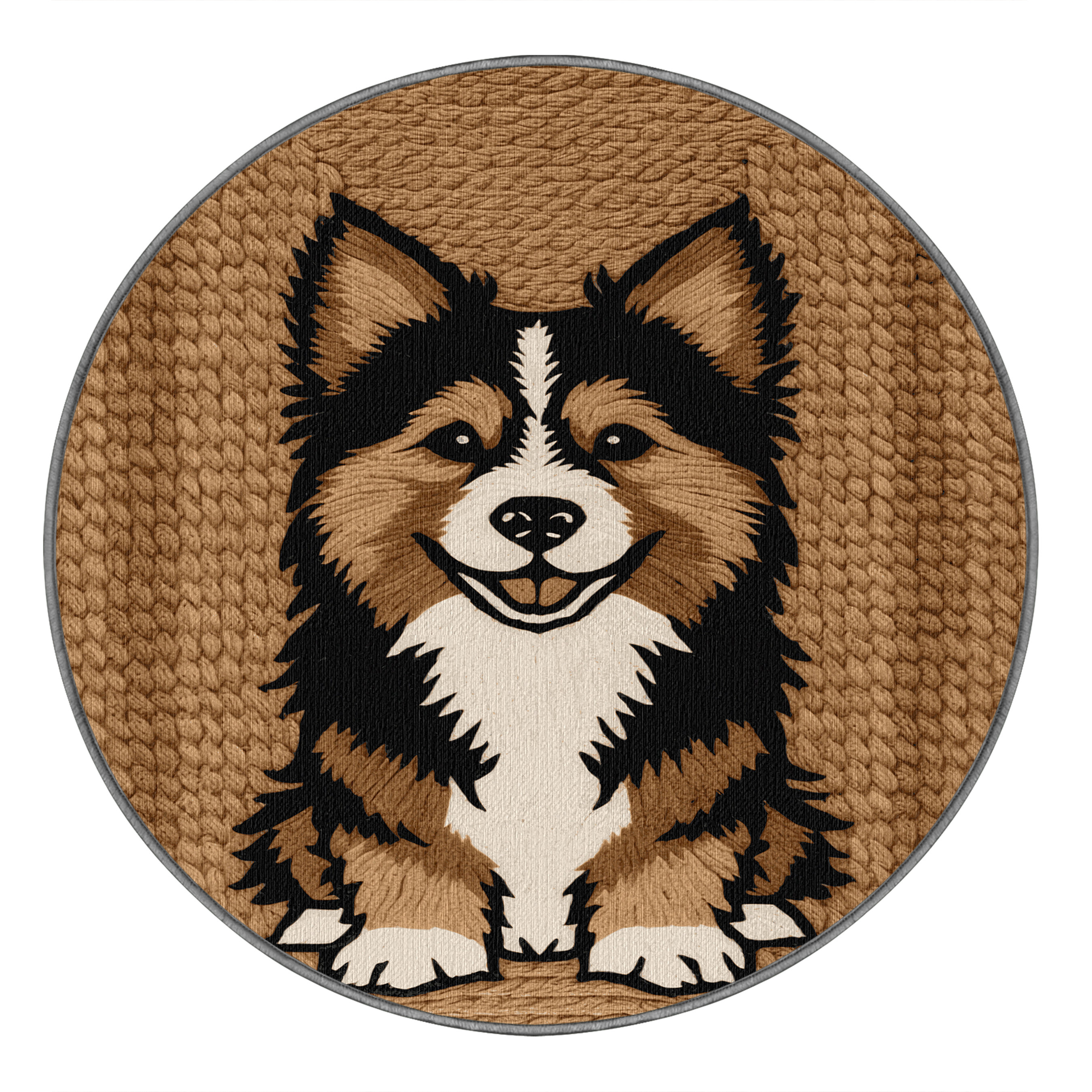 Red Barrel Studio® Washable Kishu Ken Dogs Area Rug | Wayfair