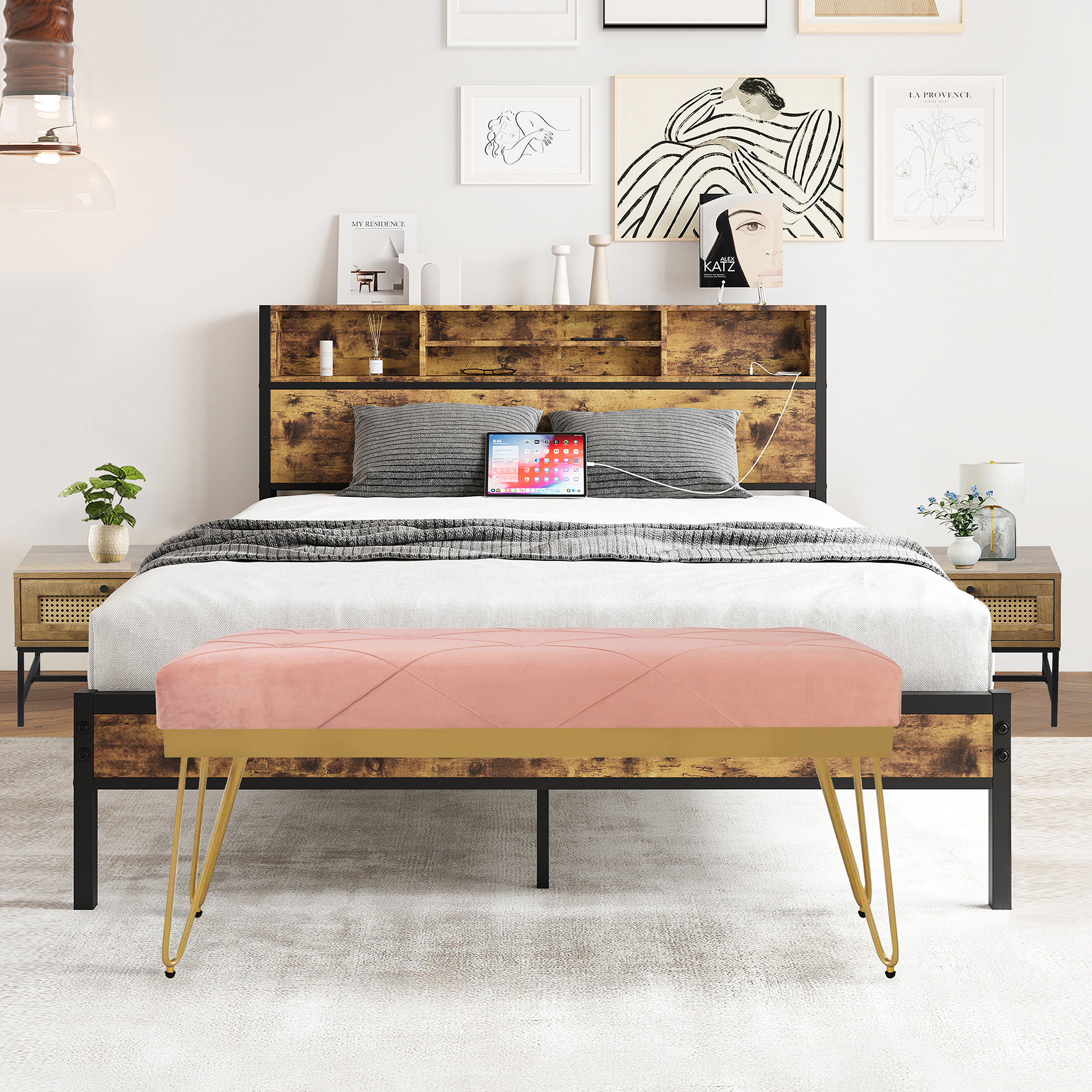 17 Stories Demorion 4 Piece Bedroom Set - Wayfair Canada