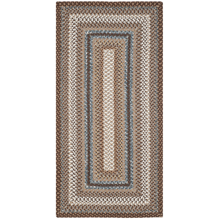 August Grove® Liptak Braided Hand Woven Performance Machine Washable ...