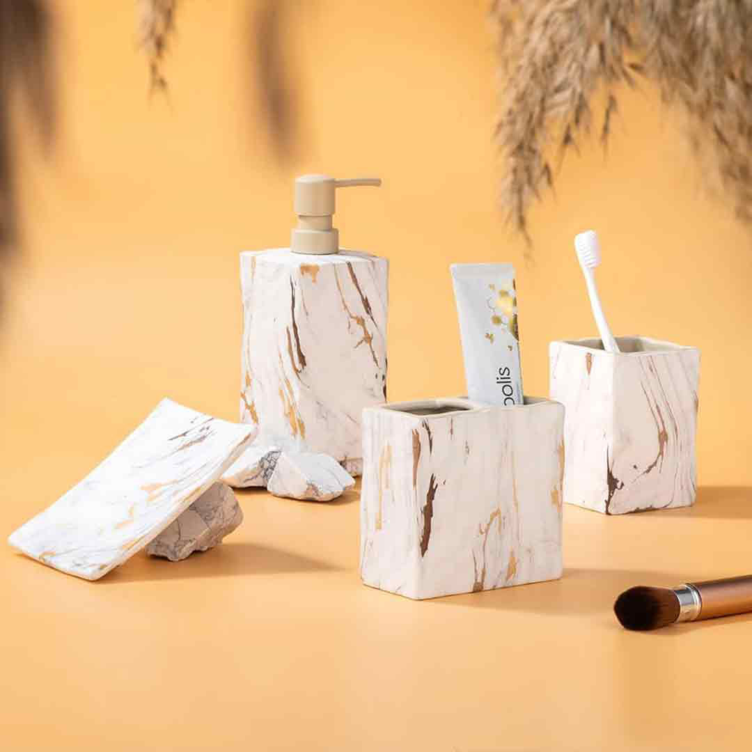 Mercer41 Kasjen Ceramic / Porcelain Bathroom Accessory Set | Wayfair