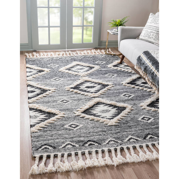 Union Rustic Shriver Flatweave Wool Southwestern Rug & Reviews | Wayfair