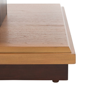 AllModern Paddy Solid Wood Block End Table with Storage & Reviews | Wayfair