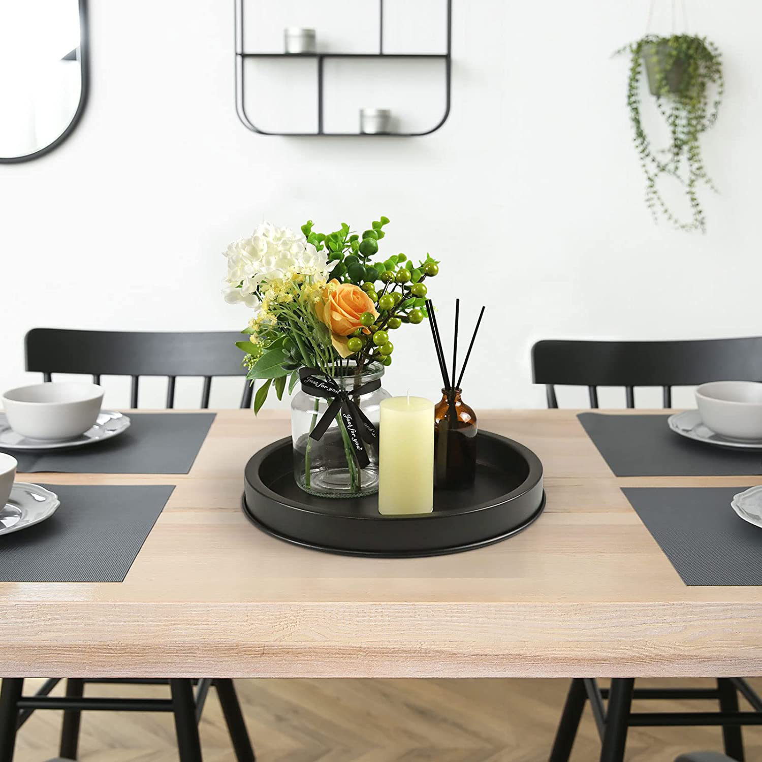 Latitude Run® Round Tabletop Tray For Table Decoration - Wayfair Canada