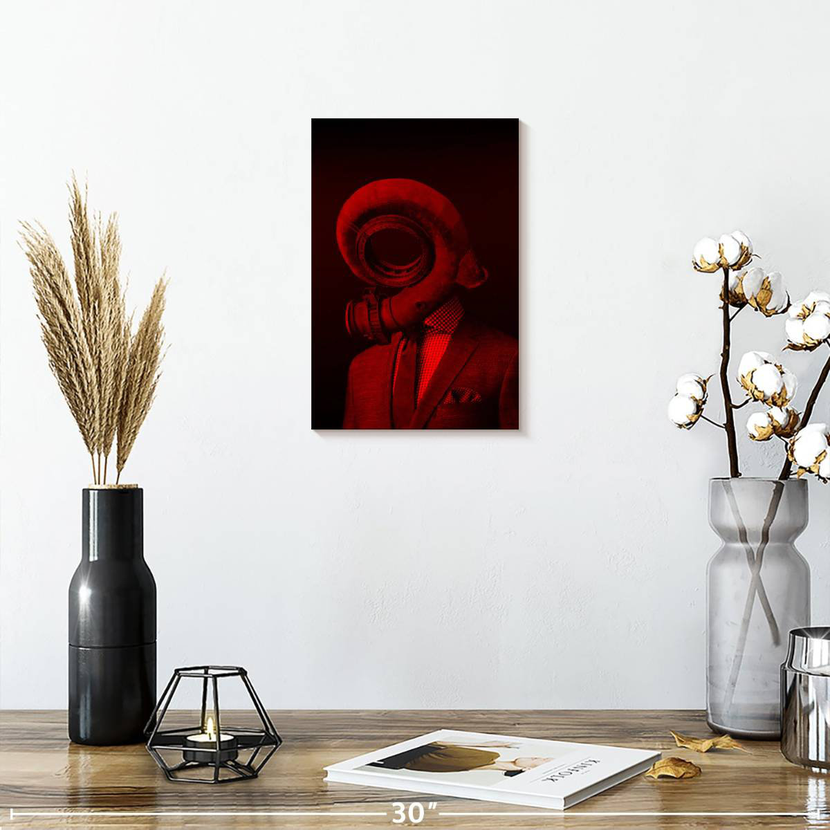 Elephant Stock Red 4 - The Truth Is Dead | Wayfair