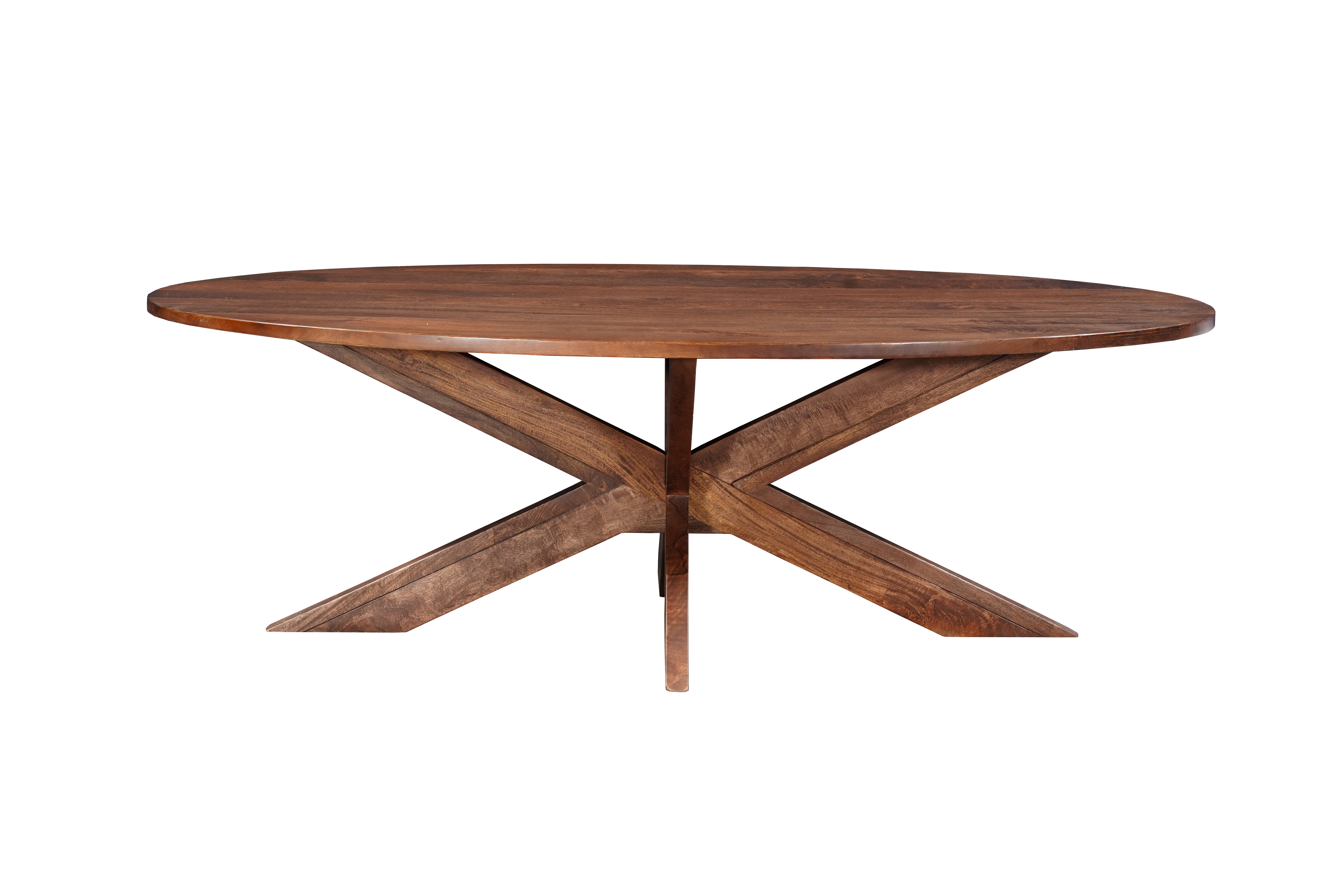 Loon Peak 92" Solid Wood Oval Dining Table - Wayfair Canada