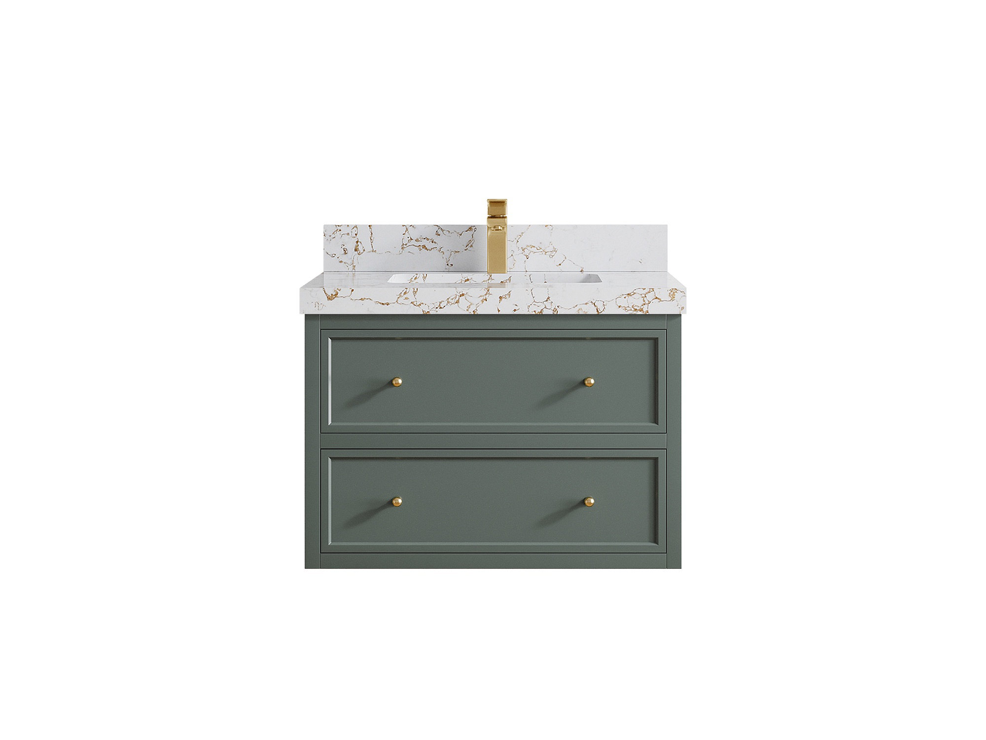 Willow Collections Roswell Floating 30'' Single Bathroom Vanity with ...