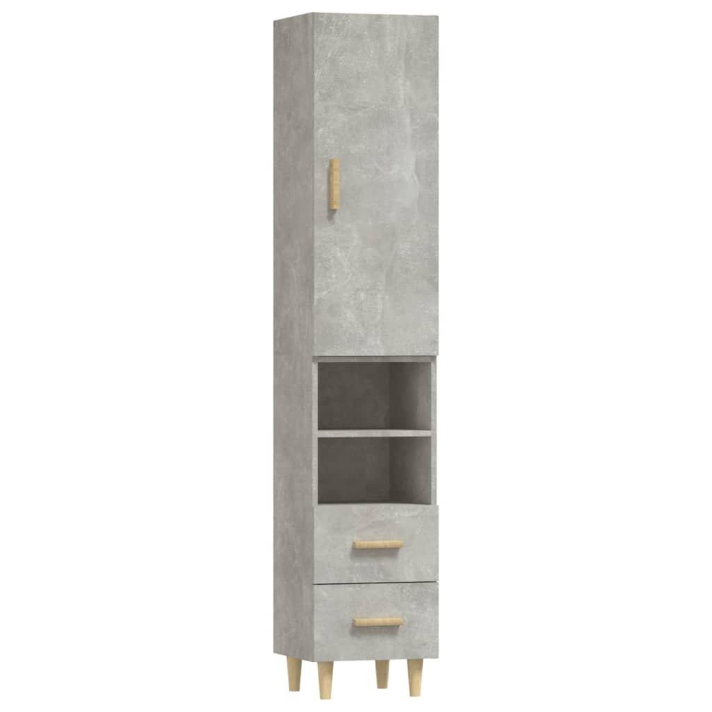 VidaXL Katrell 13.6" 2 Drawer Highboard | Wayfair