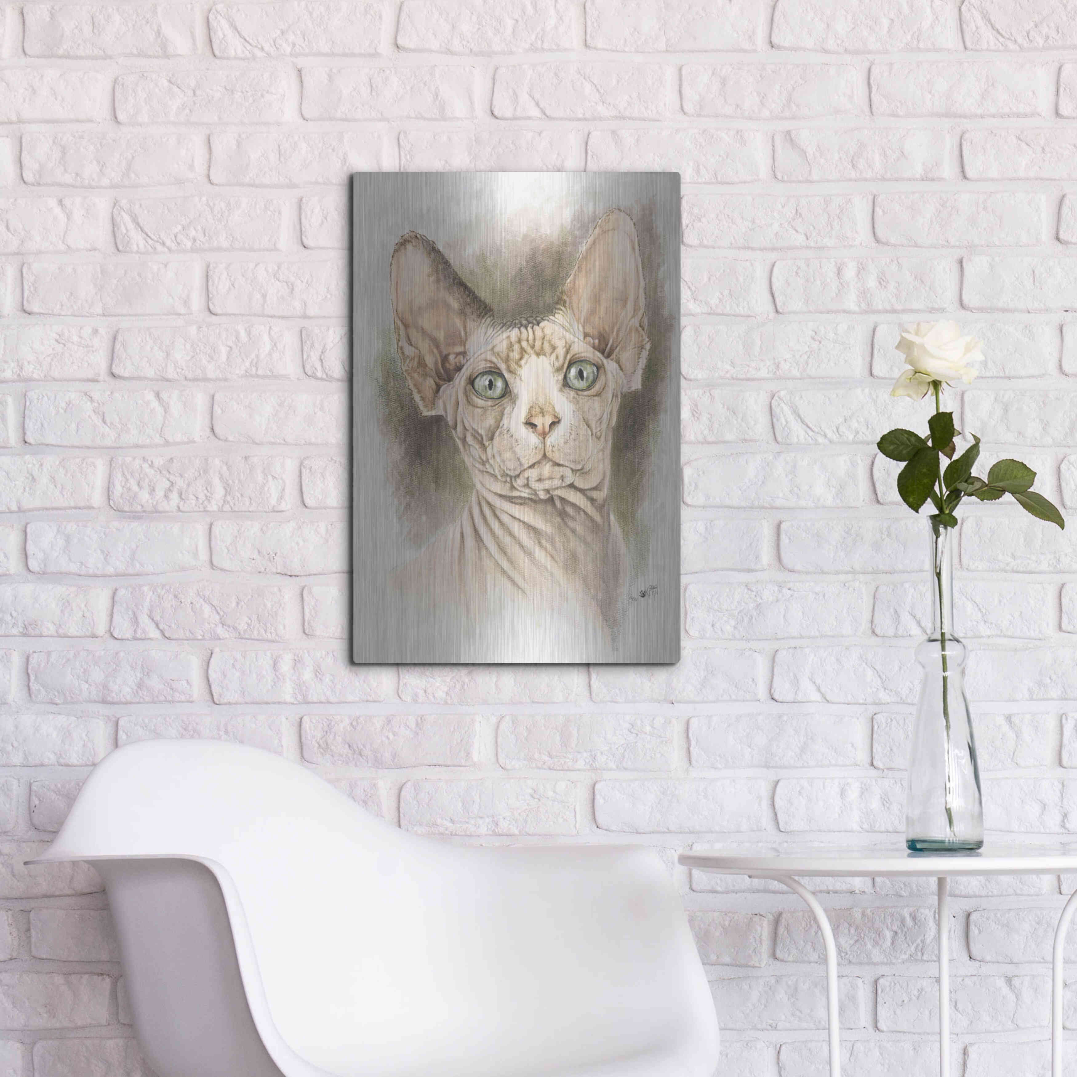 Red Barrel Studio® Sphinx by Barbara Keith - Unframed Painting on Metal ...