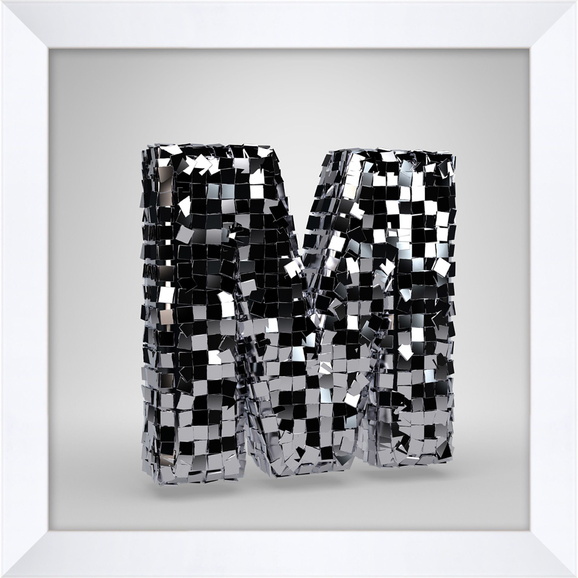 Wendover Art Group Disco Letter M | Wayfair