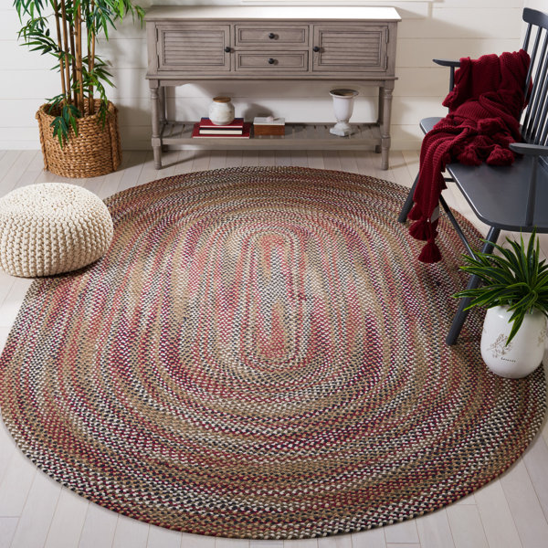Bungalow Rose Braided Flat Weave Cotton Rug | Wayfair
