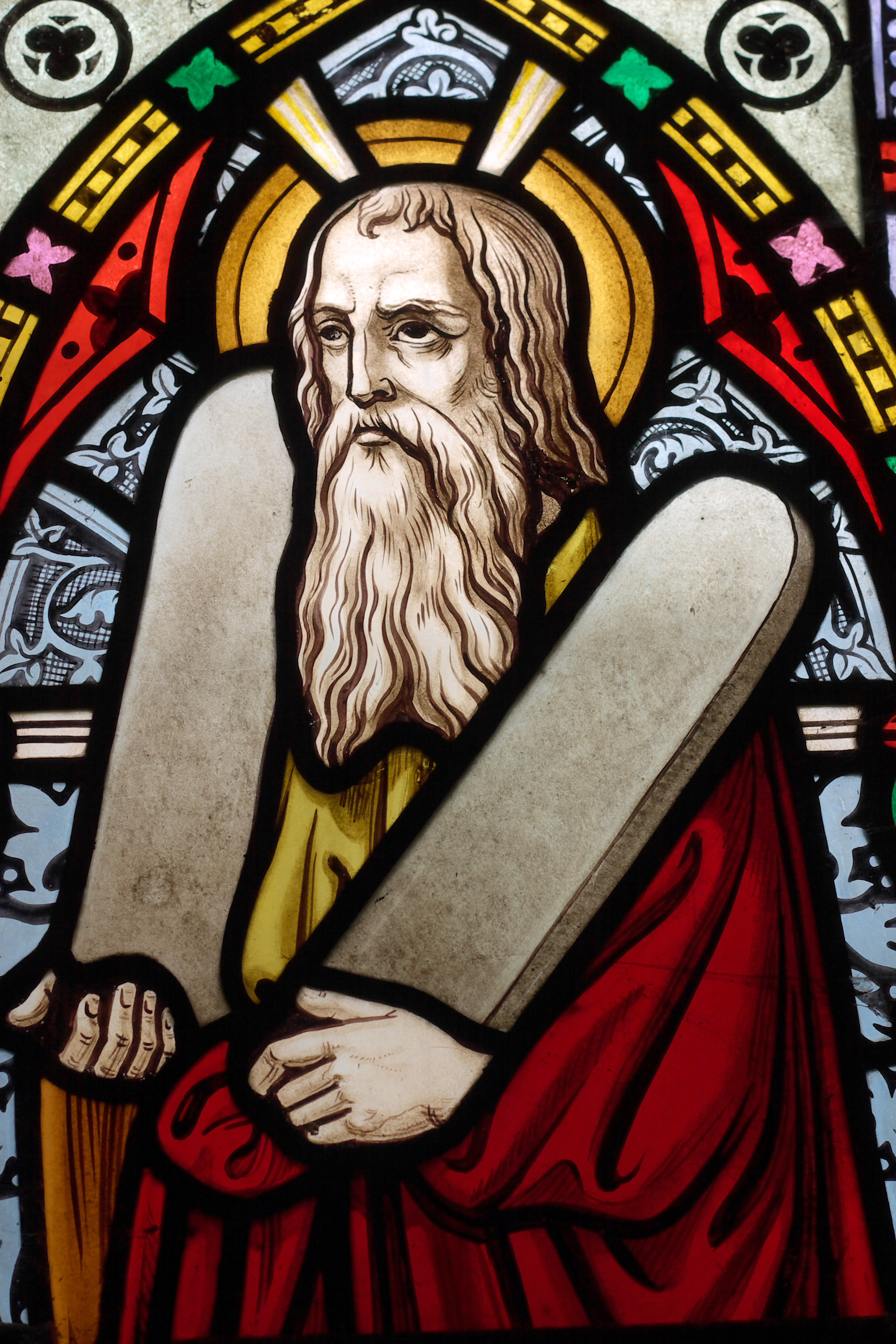 Winston Porter Stained Glass Portrait Of Moses by Syyates | Wayfair