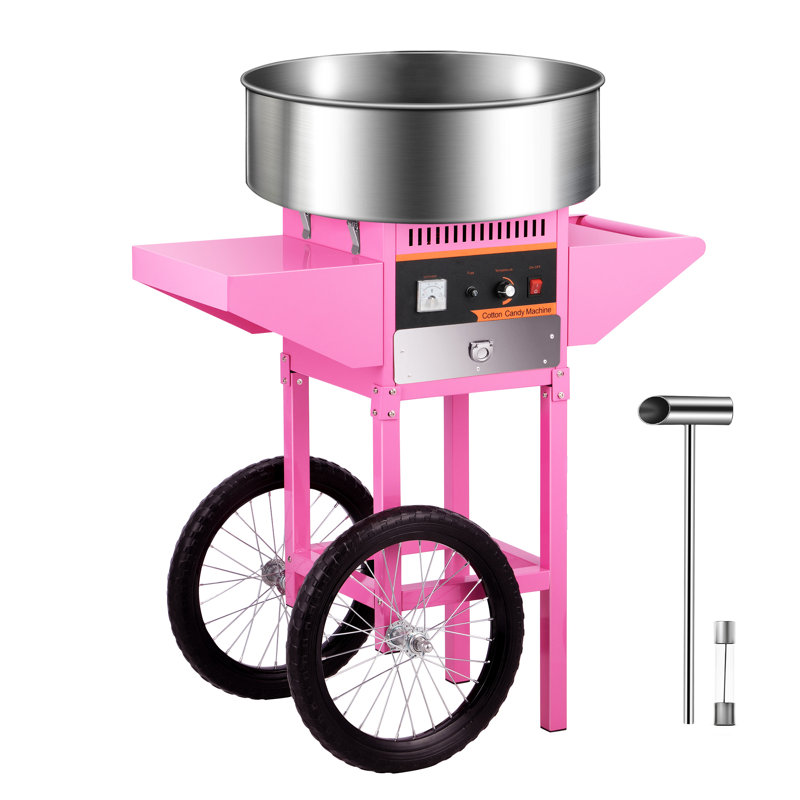 Decofy Electric Hard Candy and Cotton Candy Machine with Cones | Wayfair