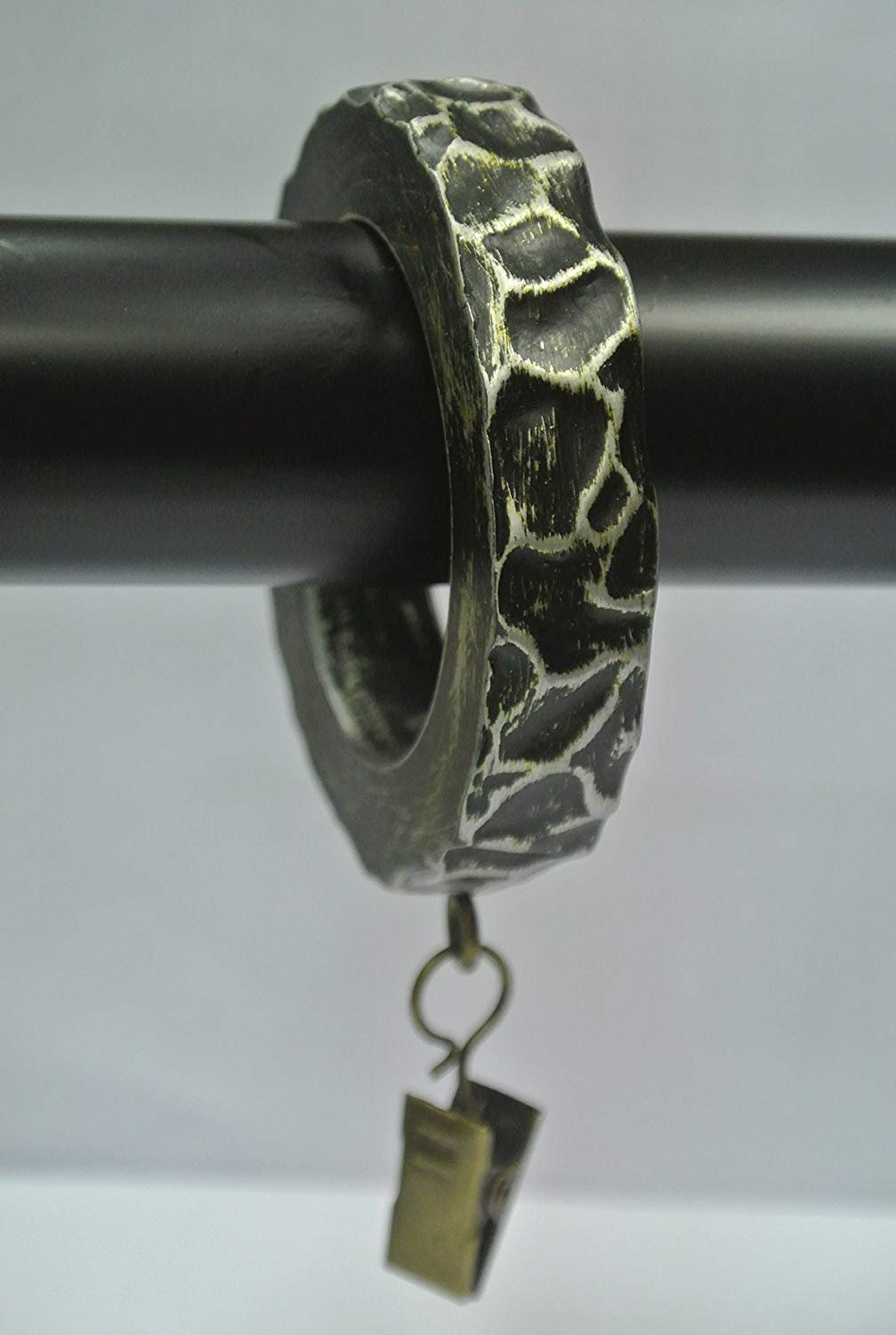 Brayden Studio® Quam Hammered Designer Curtain Ring | Wayfair