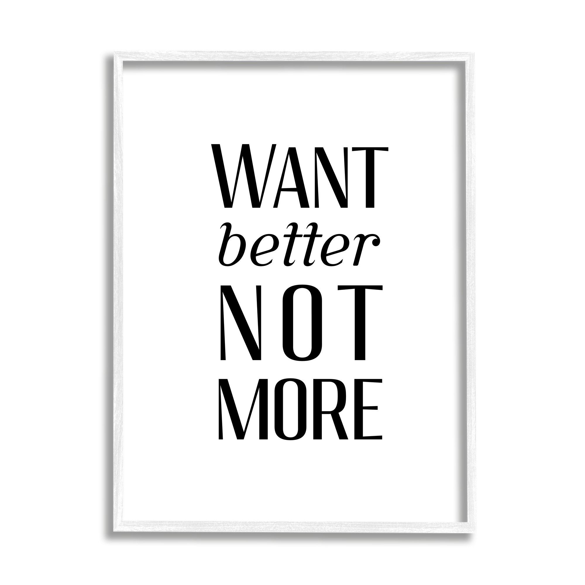 Redwood Rover Better Not More Phrase Framed Giclee Art Design By Daphne ...