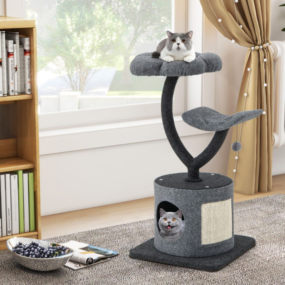Archie & Oscar™ Cat Tree For Large And Small Cats With Curved Metal ...