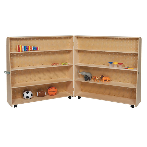 Wood Designs Hinged Double Sided Book Display | Wayfair