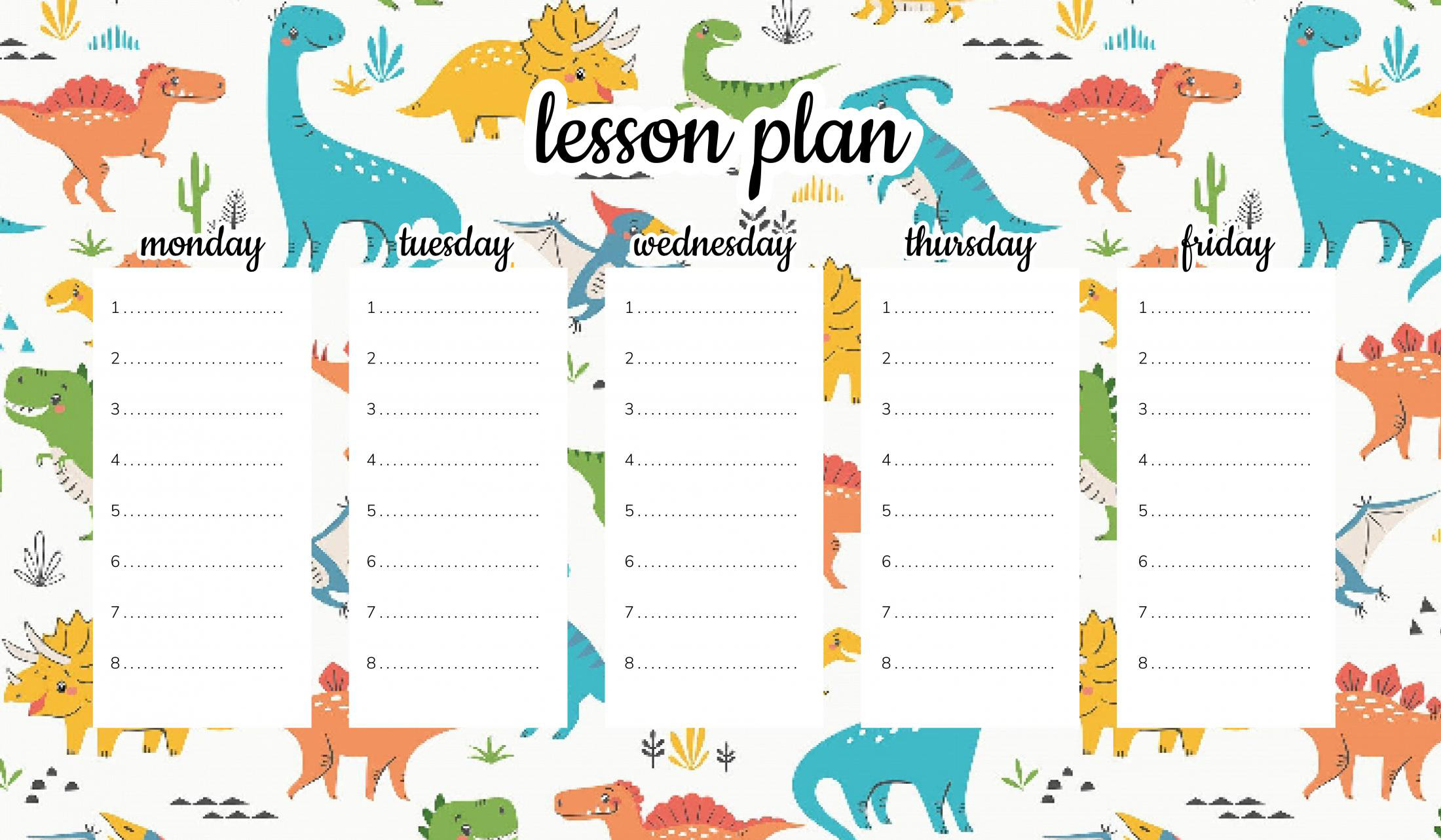Wallvy Magnetic Lesson Plan Smiling Dinosaurs | Wayfair.co.uk