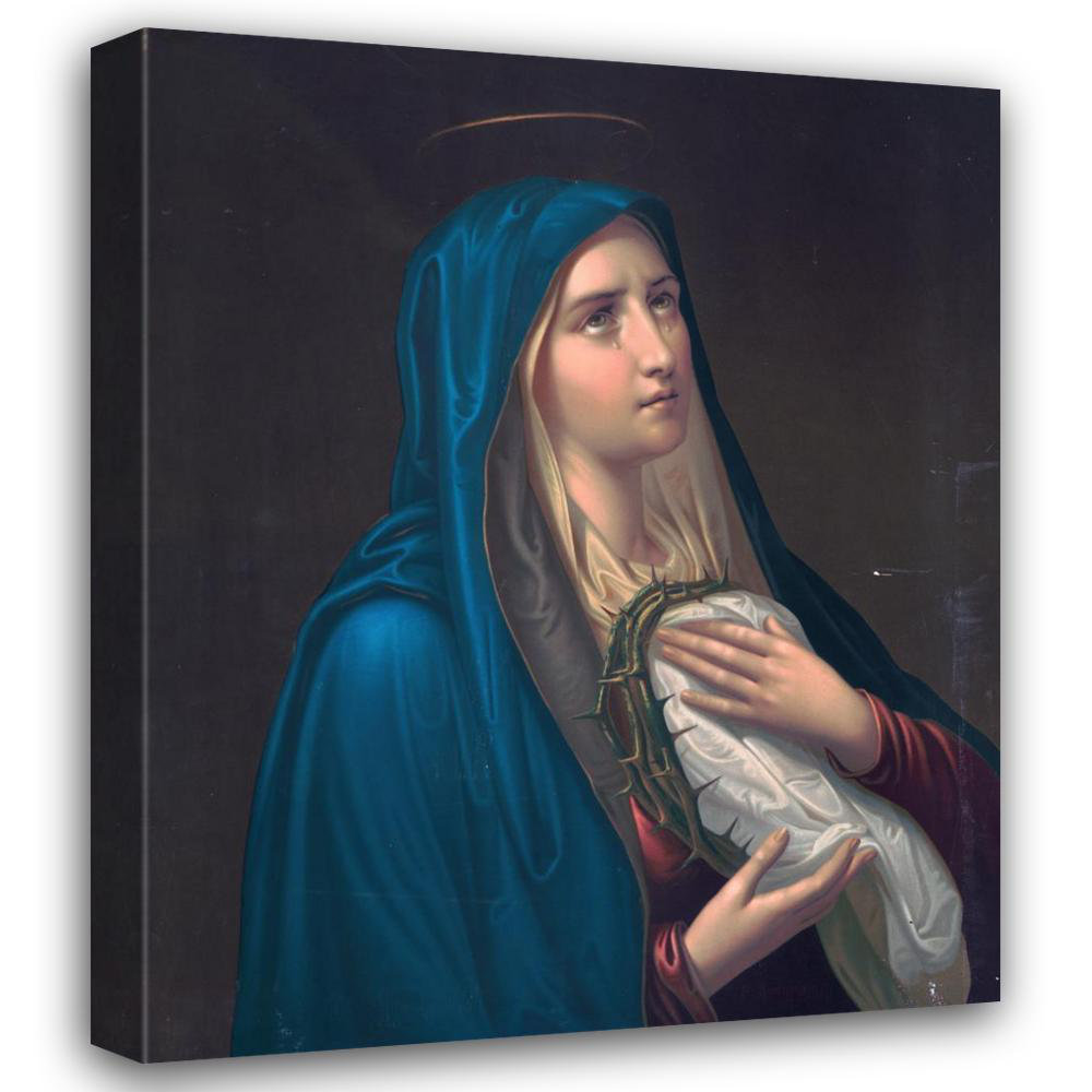 Astoria Grand "Virgin Mary Crying" by E. Steinmann - Gallery Wrap ...