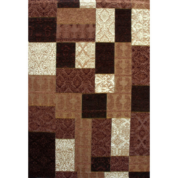 Bloomsbury Market Geometric Brown Area Rug | Wayfair.co.uk