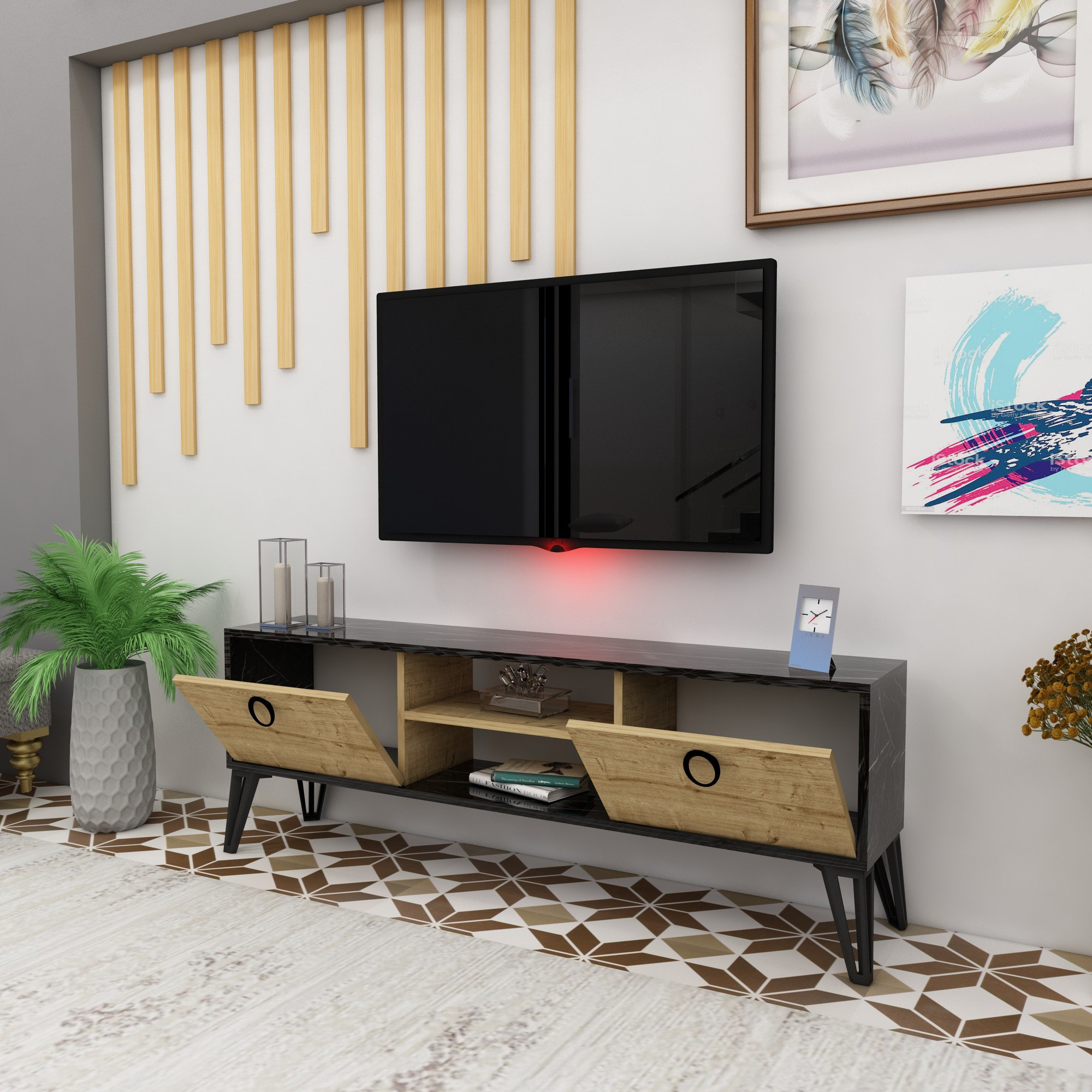 East Urban Home Homan TV Stand for TVs up to 50" | Wayfair