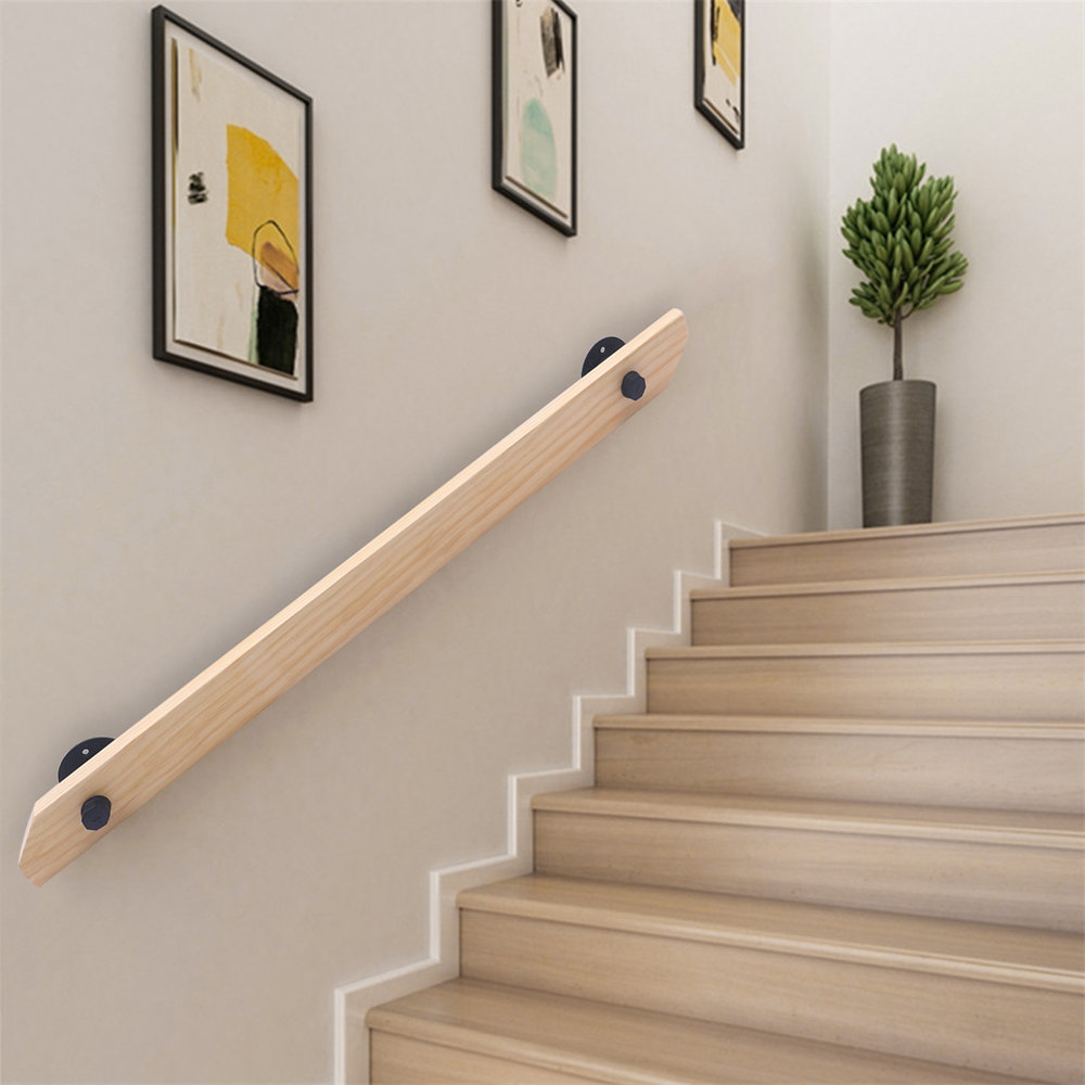 SUNYOU 3.15" x 39.37" x 1.18" Stair Hand Corridor Railing & Reviews ...