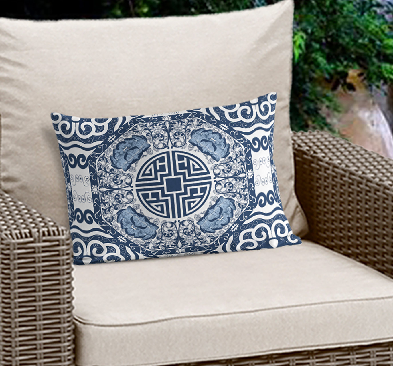 KAVKA DESIGNS Ming Lumbar Pillow | Wayfair