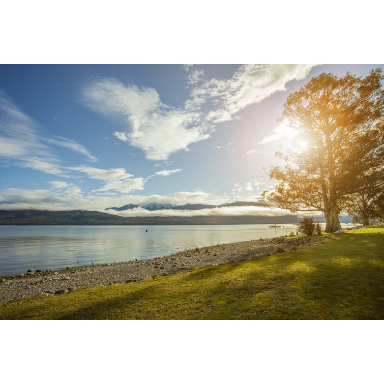17 Stories Ledora Sceninc Of Lake Te Anau - Wrapped Canvas Print ...