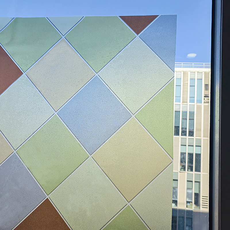 Wrought Studio™ Dillian Abstract Geometry Static Cling Window Decal ...