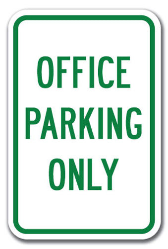 SignMission Office Parking Only Aluminum Signs | Wayfair