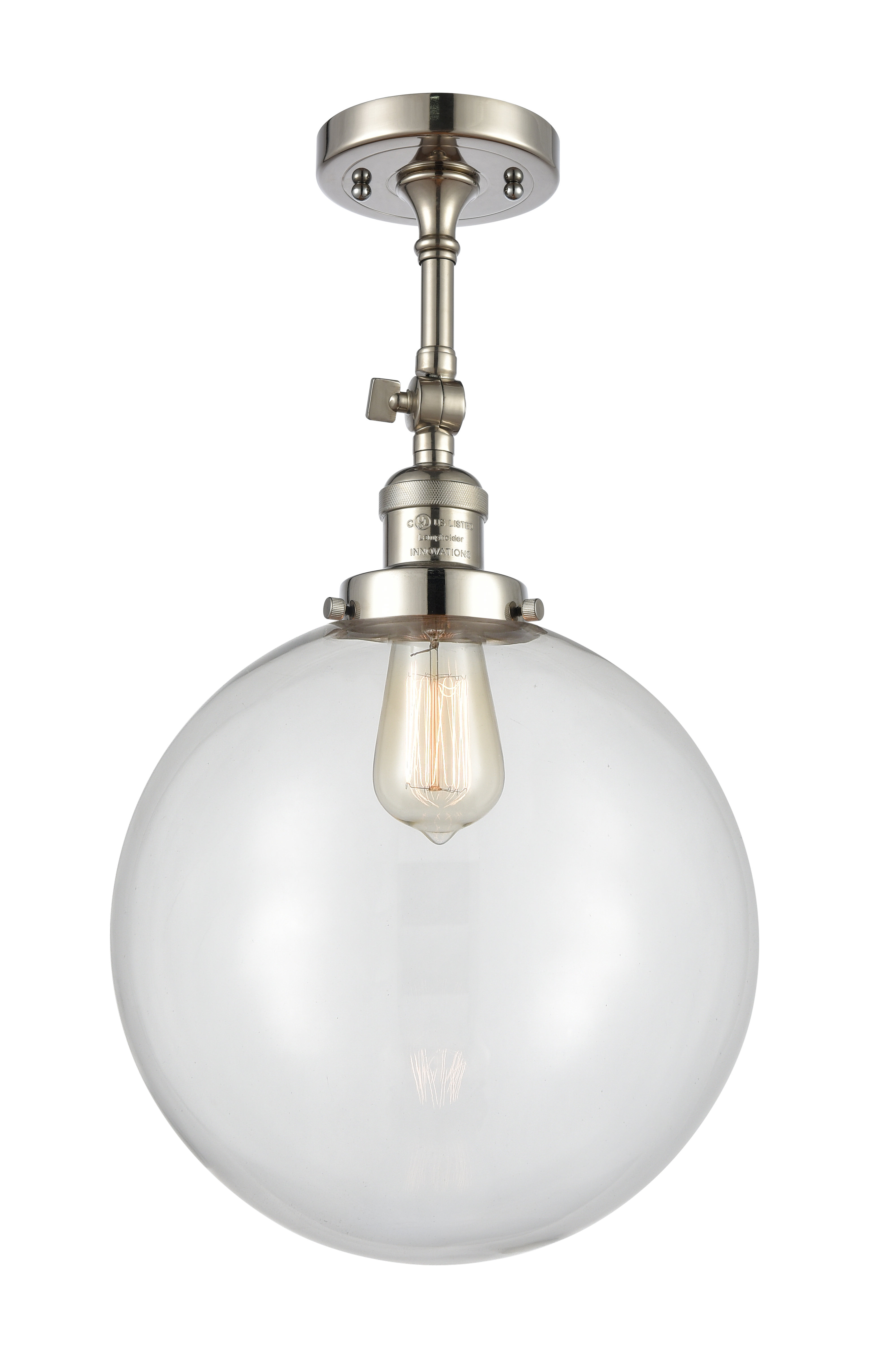Red Barrel Studio® Ciacchi 1-Light 12" Semi Flush Mount | Wayfair