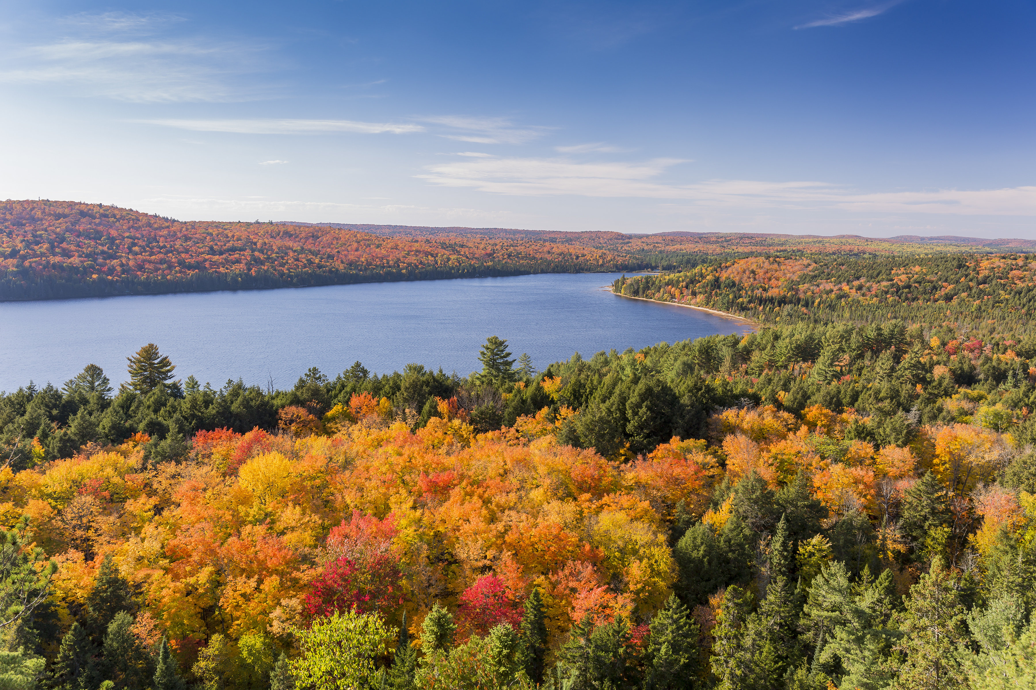 Millwood Pines Angellynn Lake In Fall by Brian Lasenby - Wrapped Canvas ...