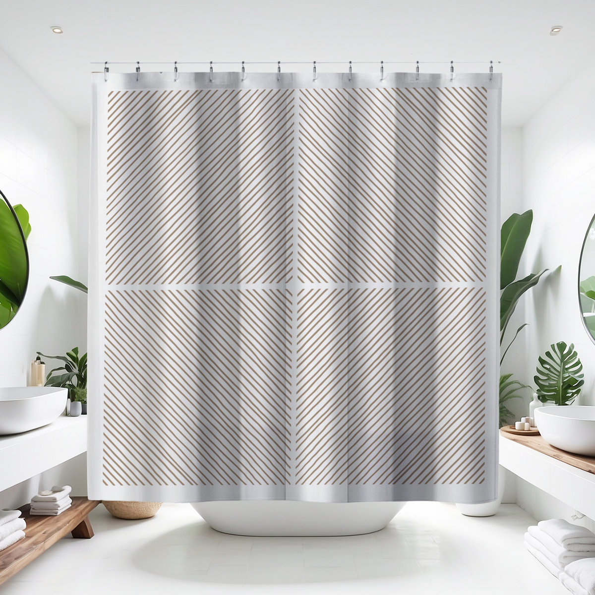 ULLI HOME Coco Shower Curtain | Wayfair