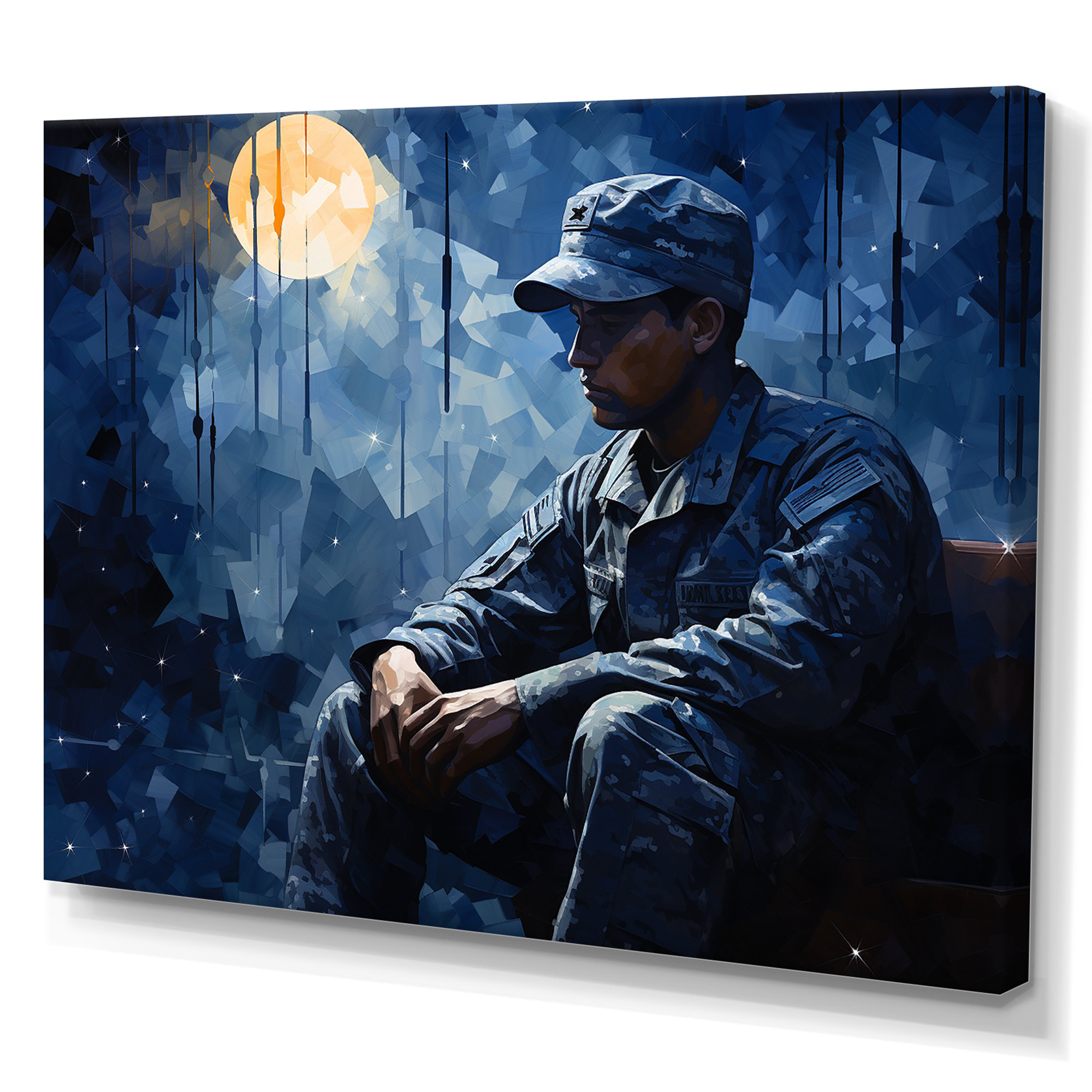 Winston Porter Military Soldier Dutys Shadows - Military Canvas Art ...