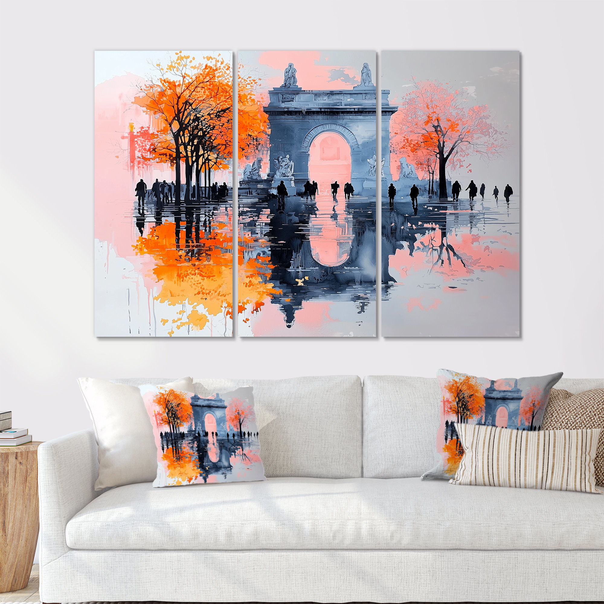 Latitude Run® Abstract Arc De Triomphe In Paris I - City Paris Wall Art ...