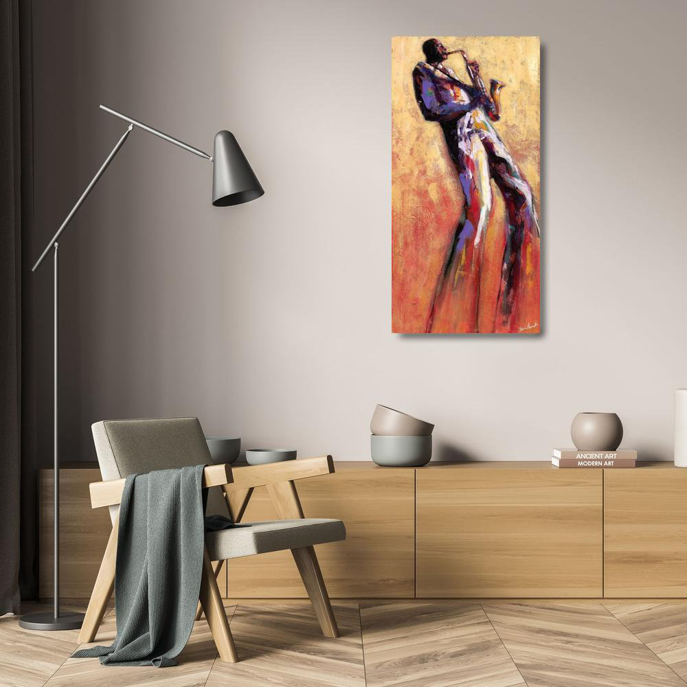 Lark Manor™ Stewart, Monica Gallery Wrapped Canvas Art Titled: Sax Solo ...