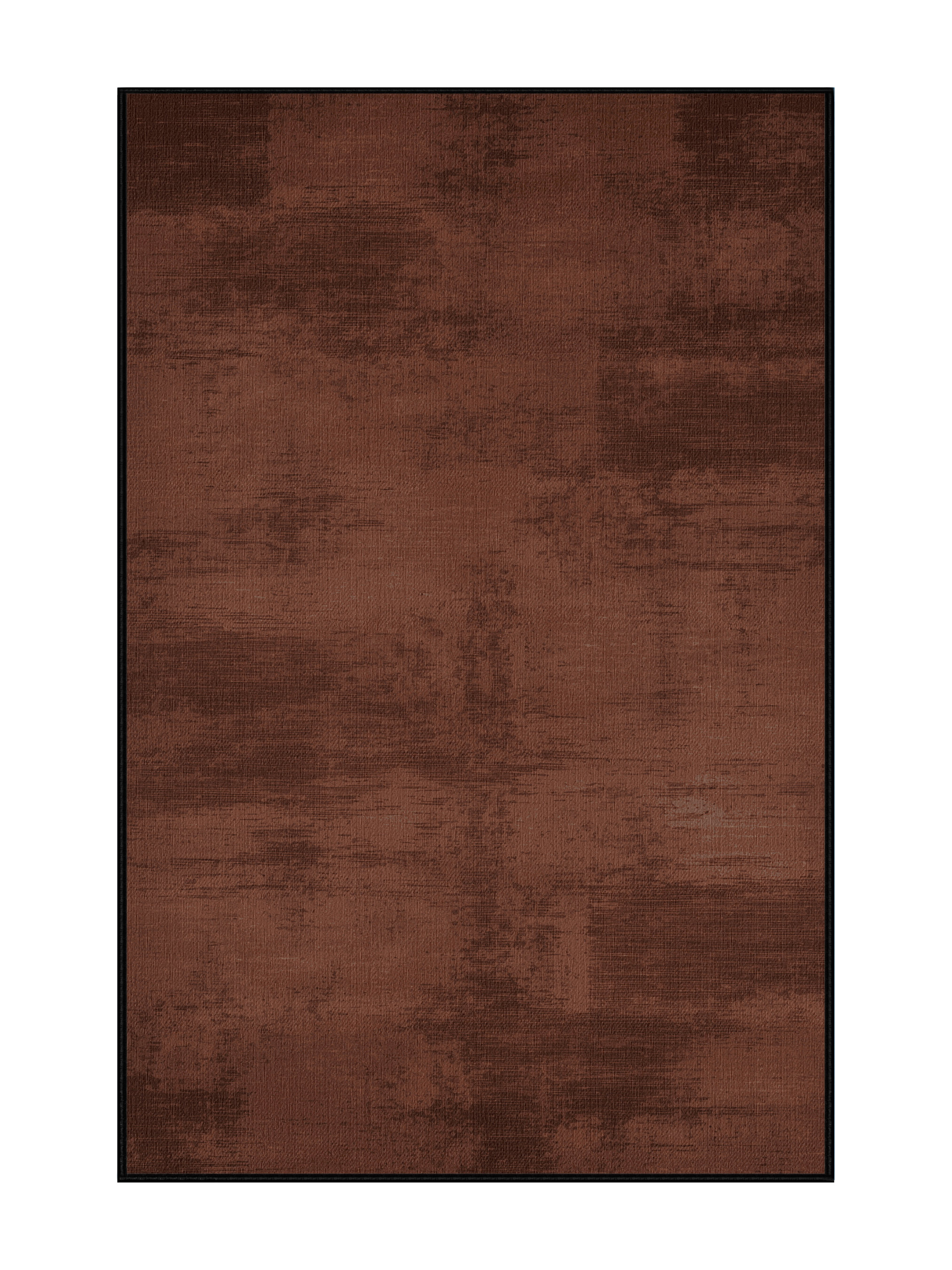 Hokku Designs Machine Washable Abstract Brown Area Rug | Wayfair