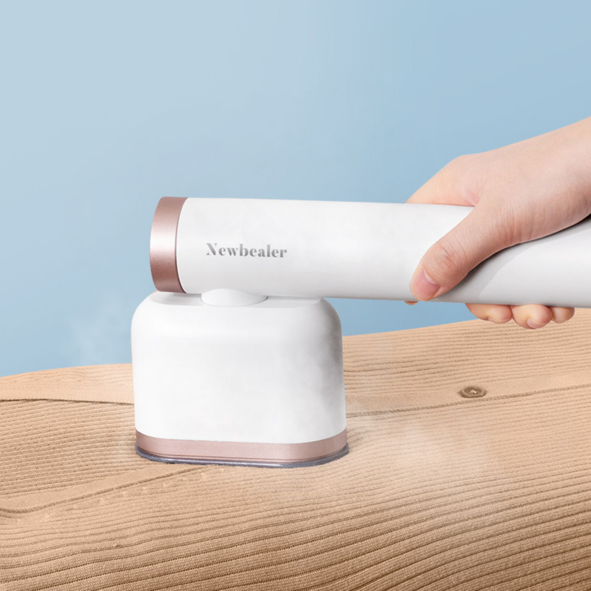 Newbealer Handheld Garment Steamer,2-in-1 Steam&Iron,Non-Stick ...