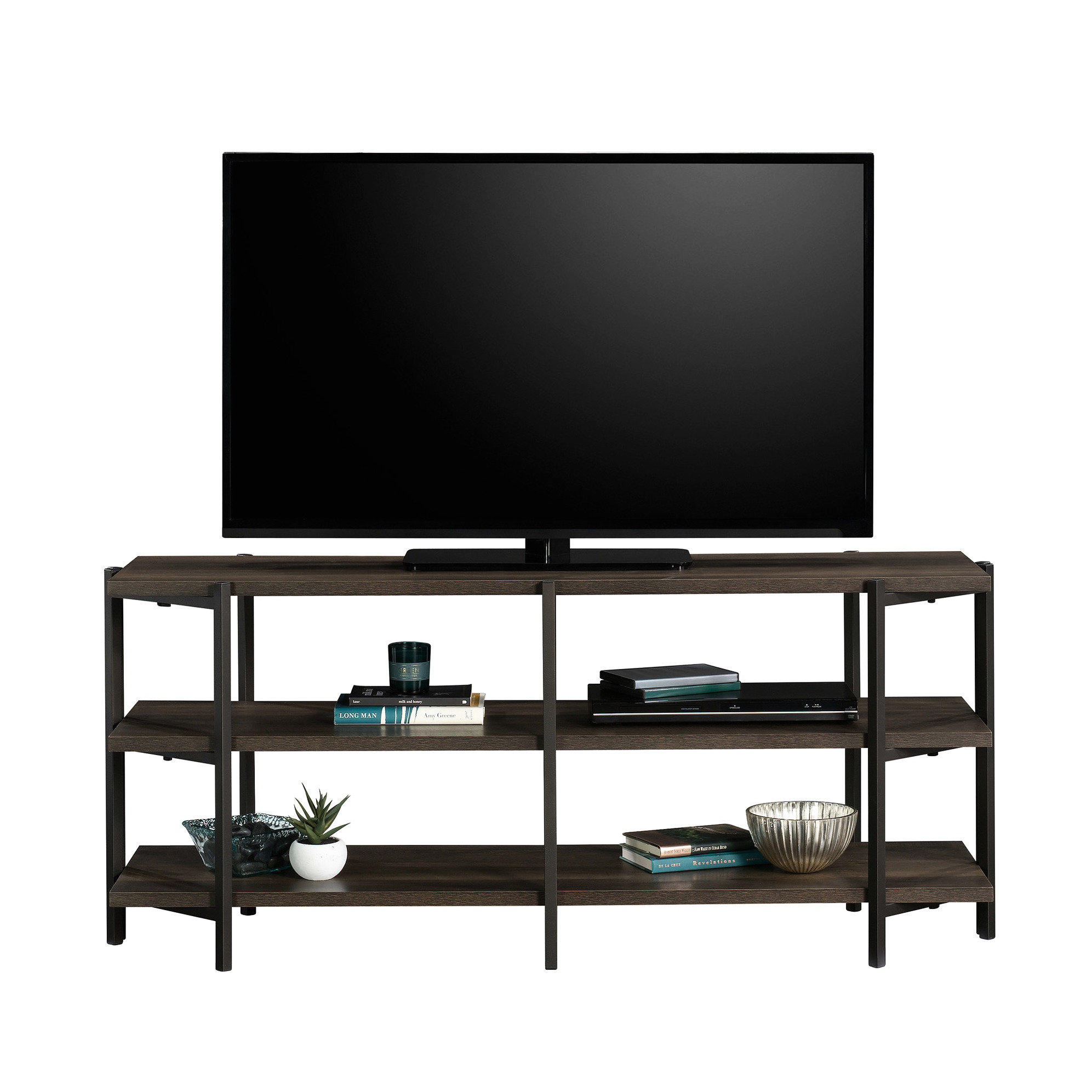 George Oliver 55 - Inch Brown Finish , Suitable For Living Room ...